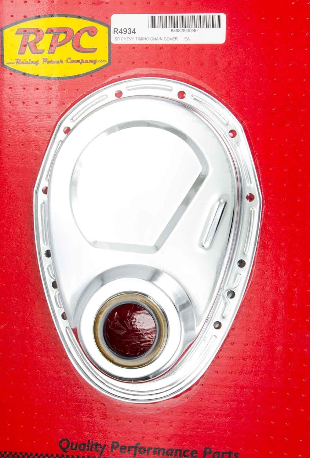 SBC Steel Timing Chain Cover Chrome - East Coast Speed - ECS Auto Stores